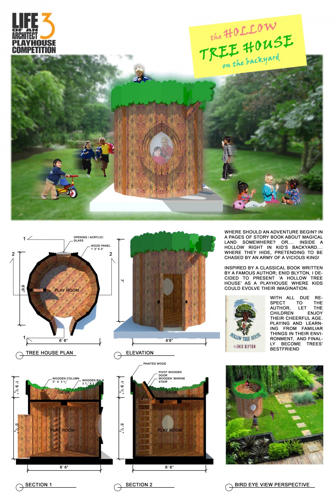 The Hollow Tree Playhouse - Winner's Profile | Life of an Architect