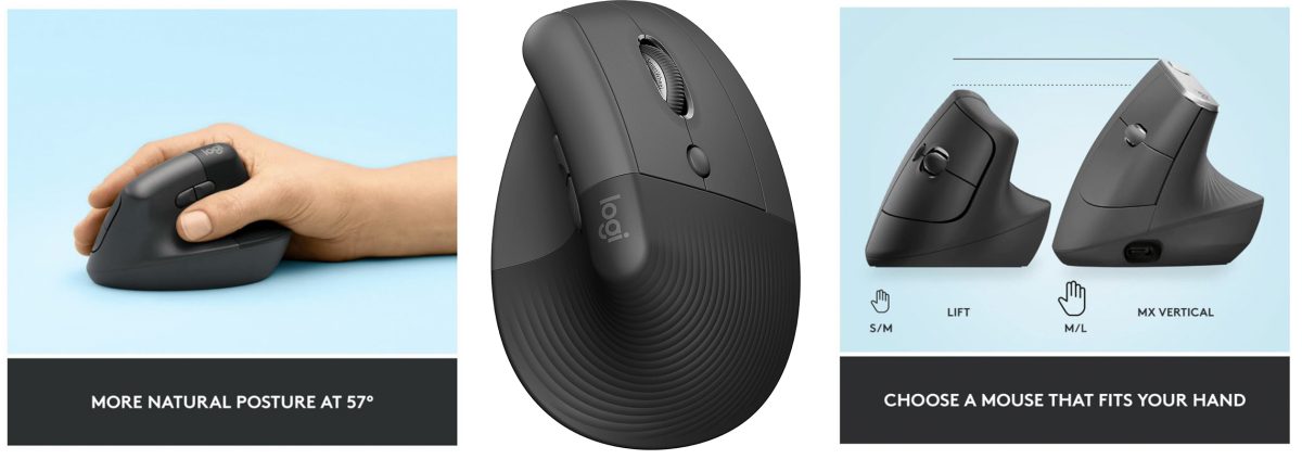 Best for Desk: Logitech Vertical Mouse | Life of an Architect